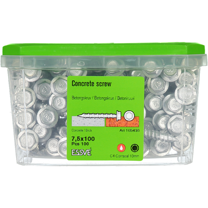 ESSVE betonsraičiai ECS-HF 7,5(6)100 CS - 100vnt