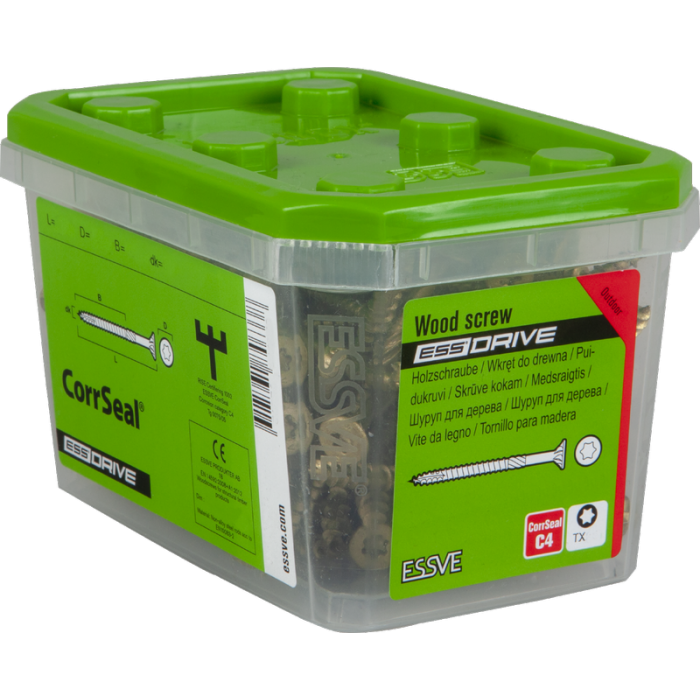 ESSVE medsraigtis ESSDRIVE lauko darbams 6x90 CorrSeal 200vnt